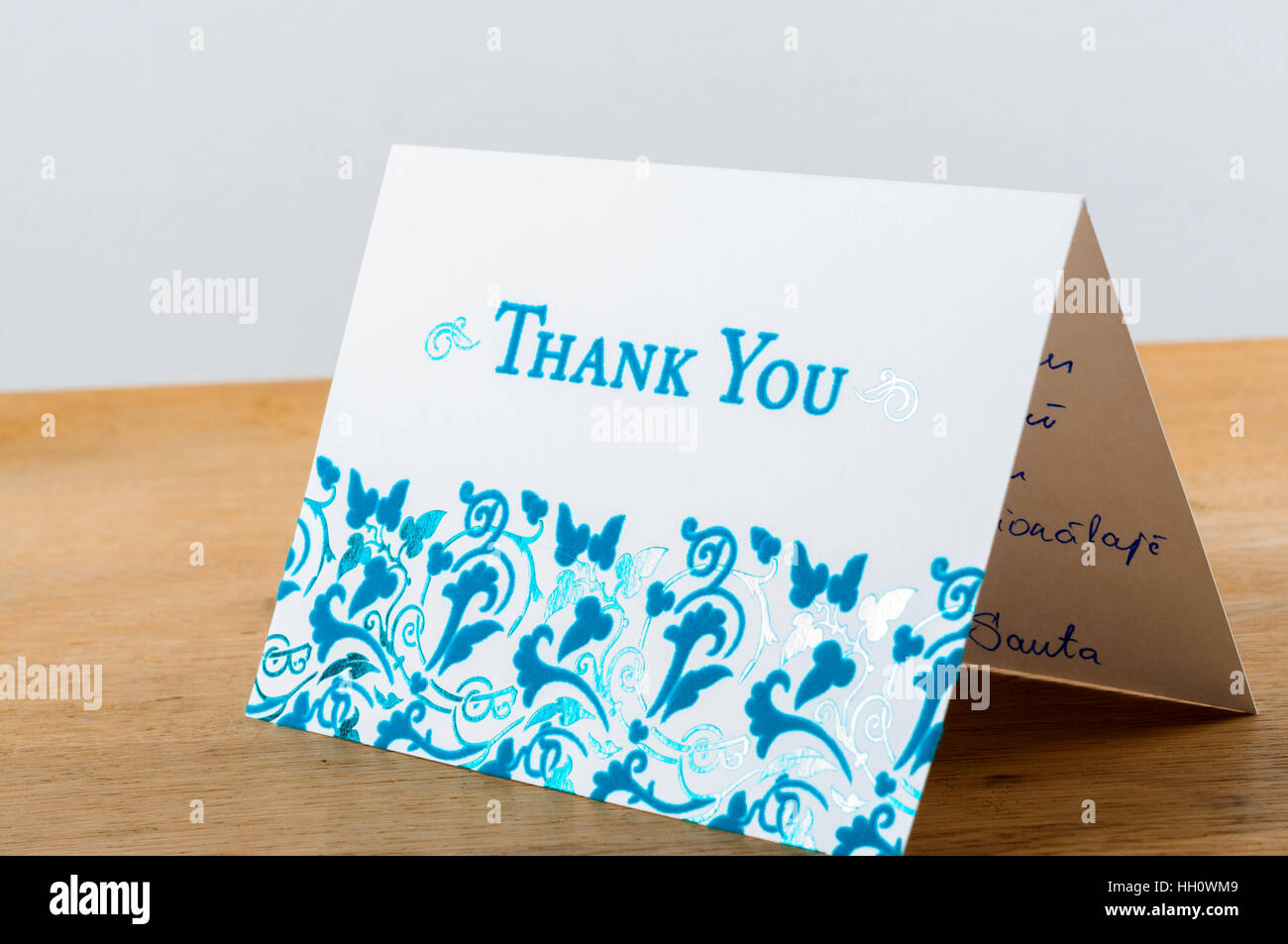 Hand written thank you cards hi-res stock photography and images - Alamy