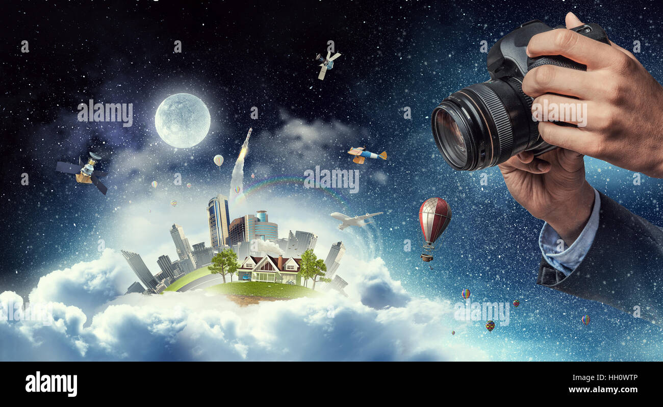 Close up hand taking 3d hi-res stock photography and images - Alamy
