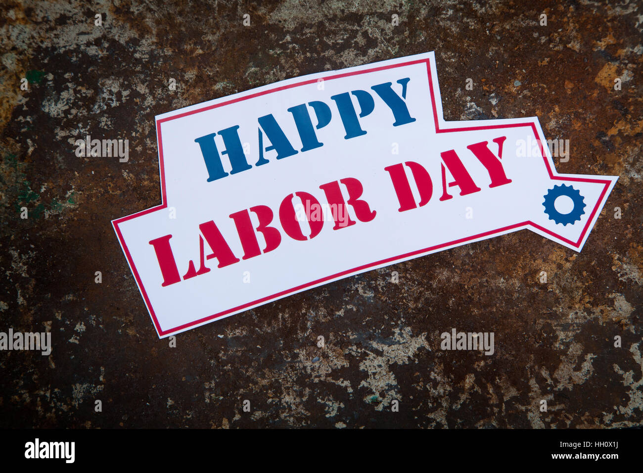 Labor day sign Stock Photo - Alamy
