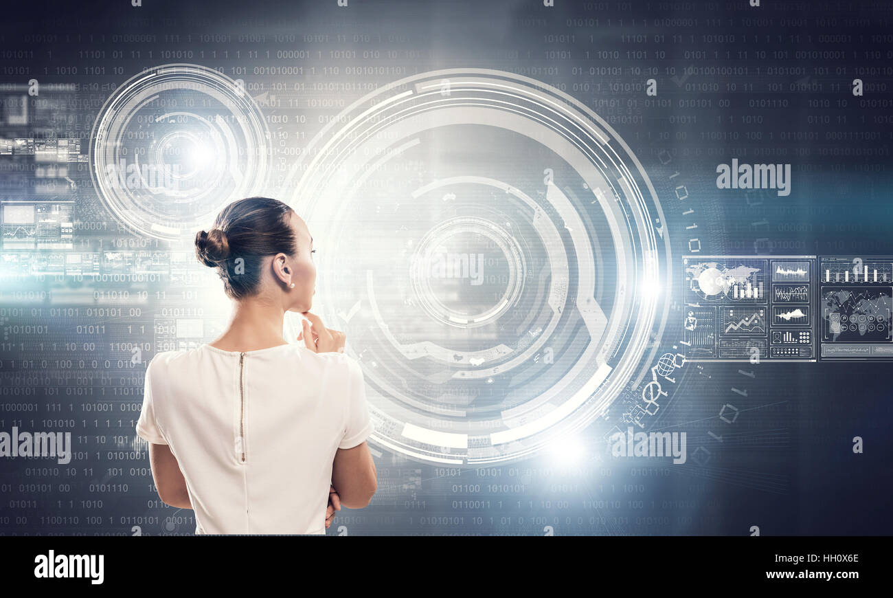 Virtual interface hi-res stock photography and images - Alamy