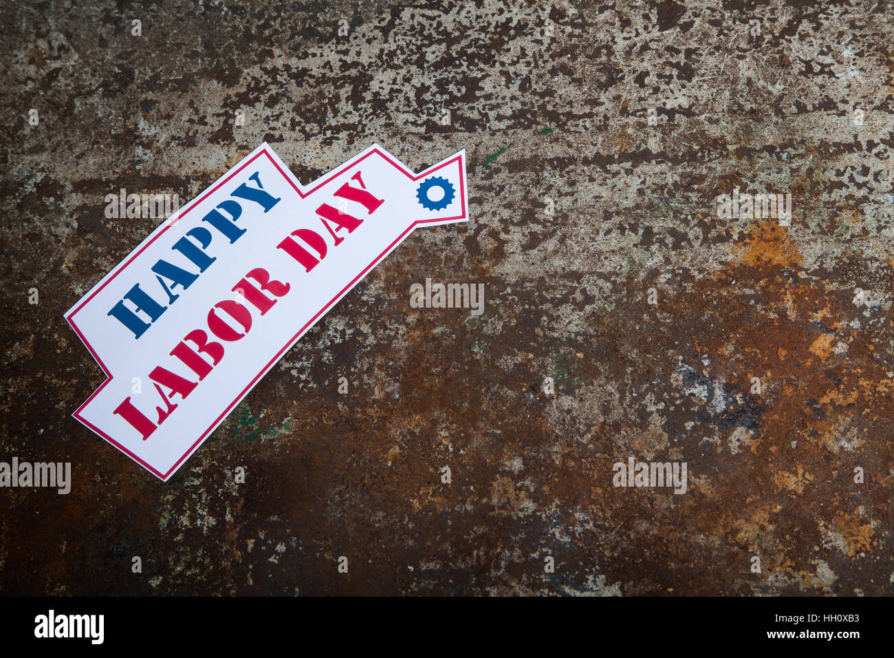 Labor day sign Stock Photo - Alamy