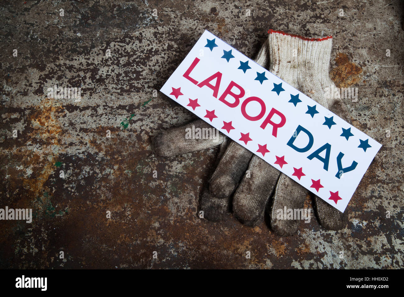 Labor day sign Stock Photo - Alamy