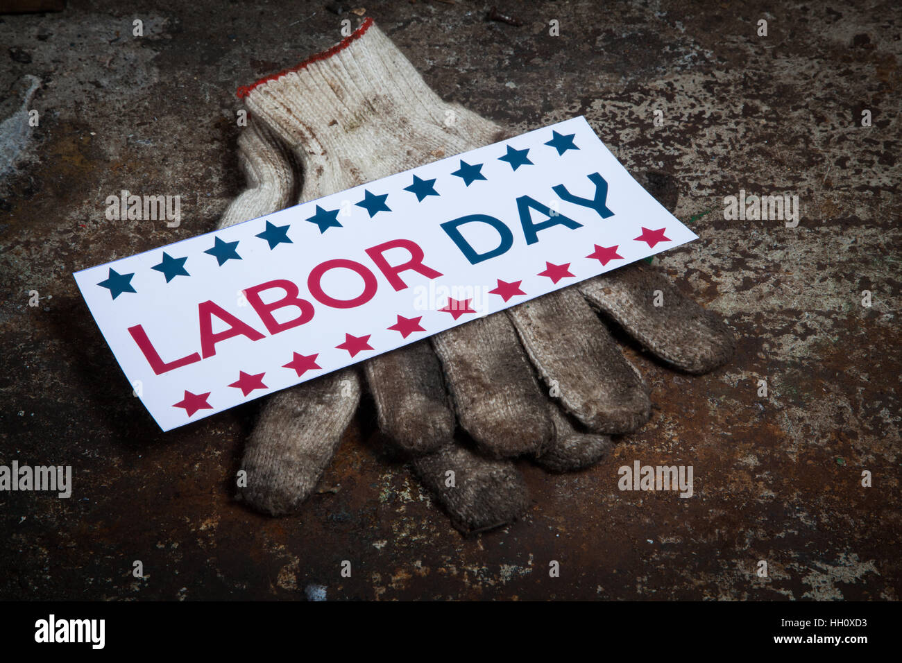 Labor day sign Stock Photo - Alamy