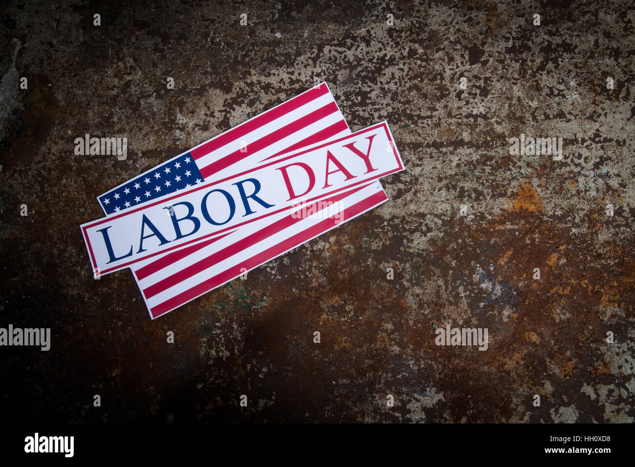 Labor day sign Stock Photo - Alamy