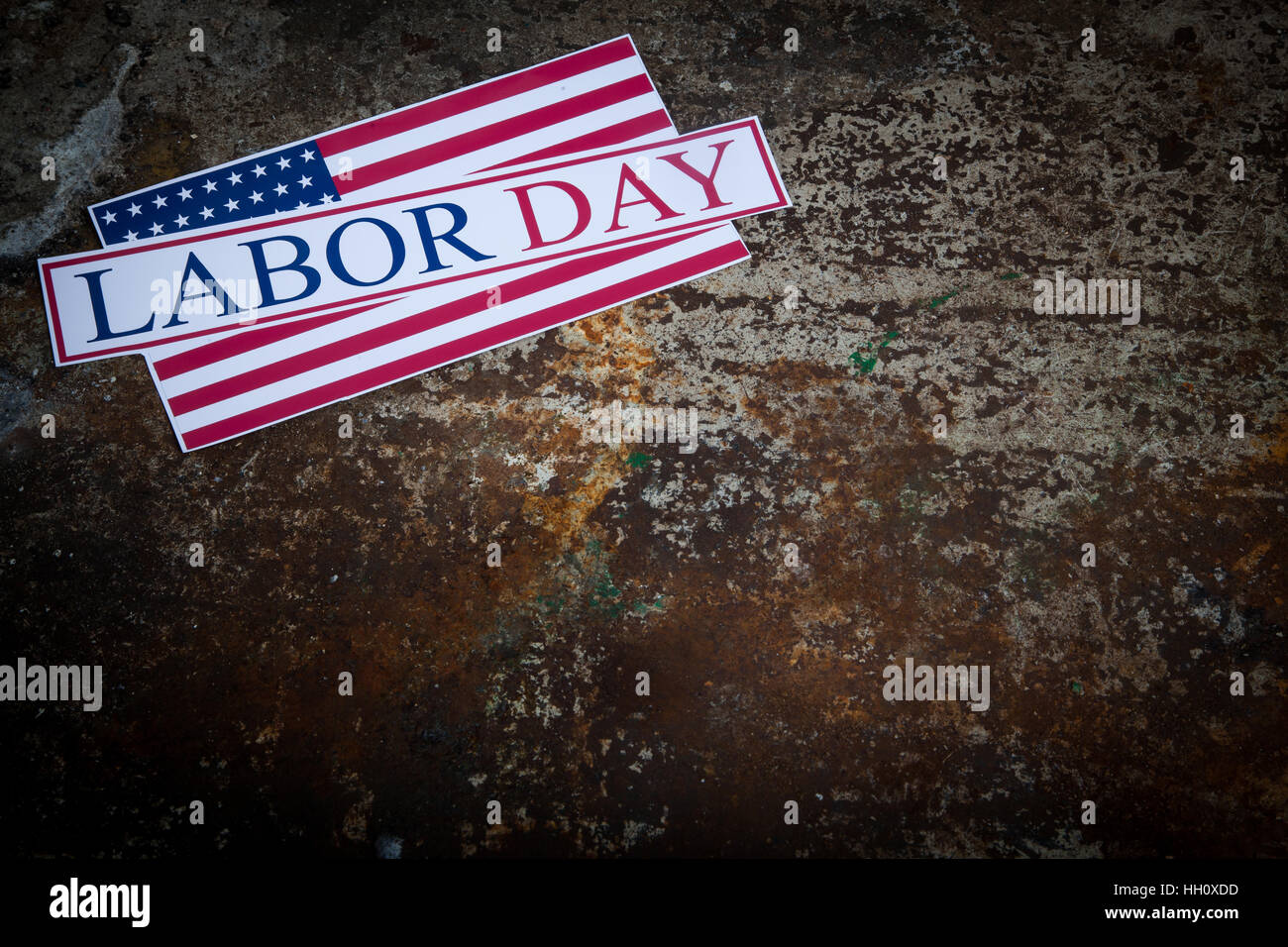 Labor day sign Stock Photo - Alamy