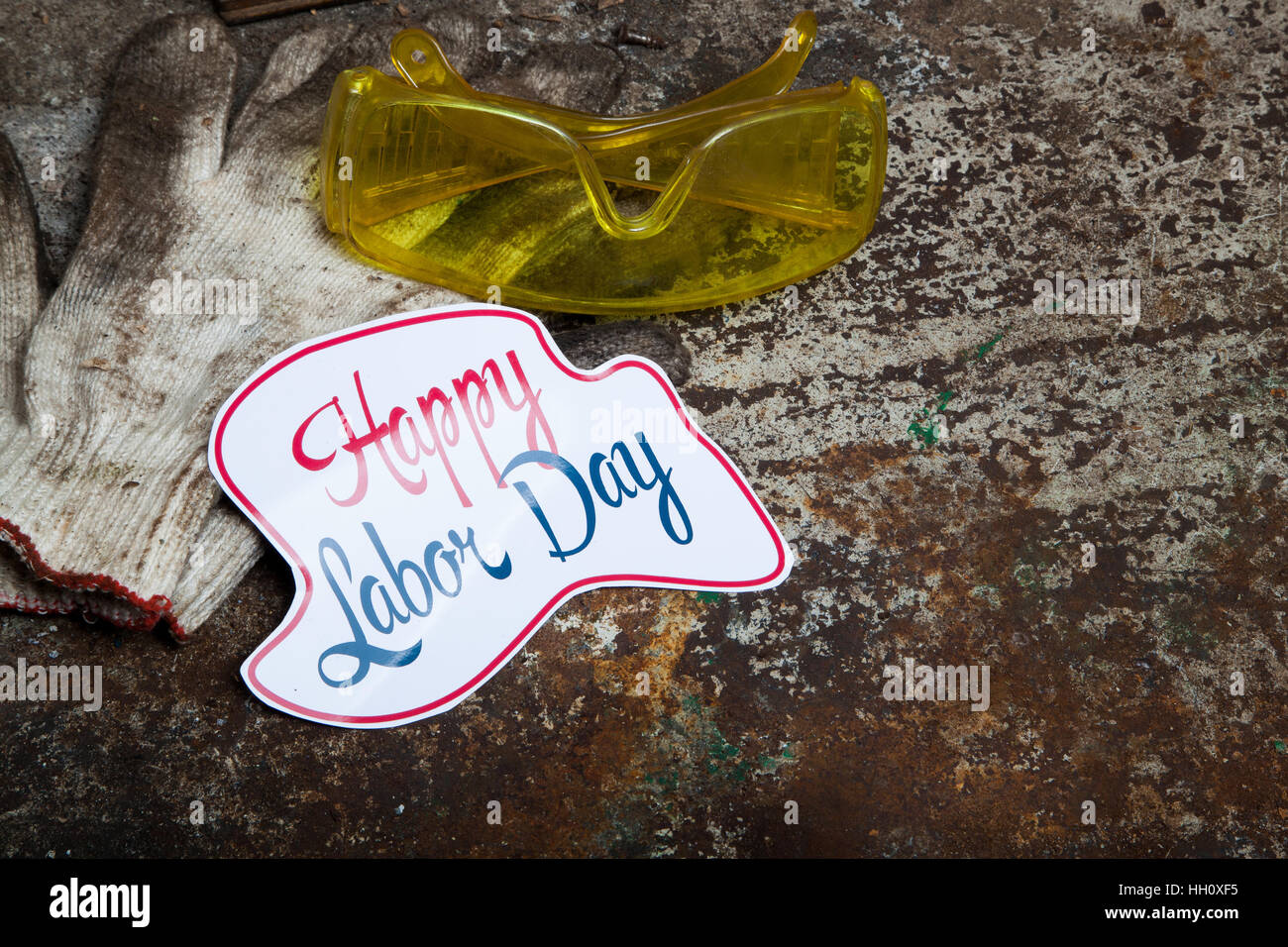 Labor day sign Stock Photo - Alamy