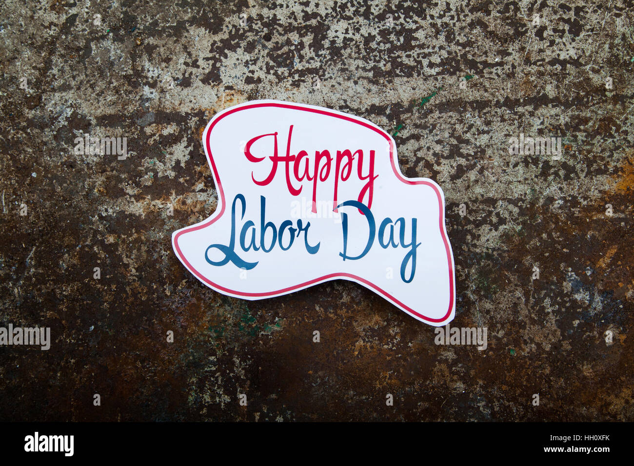 Labor day sign Stock Photo - Alamy