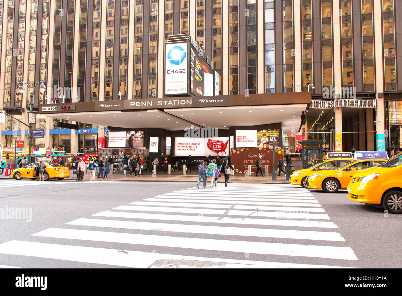 Penn Station 7th Avenue, Manhattan, New York City, United States of ...