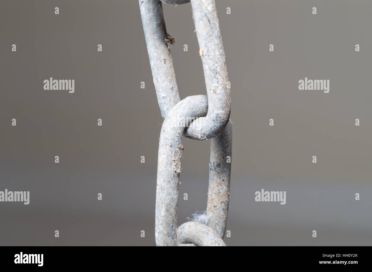 Old galvanised chain links UK Stock Photo - Alamy