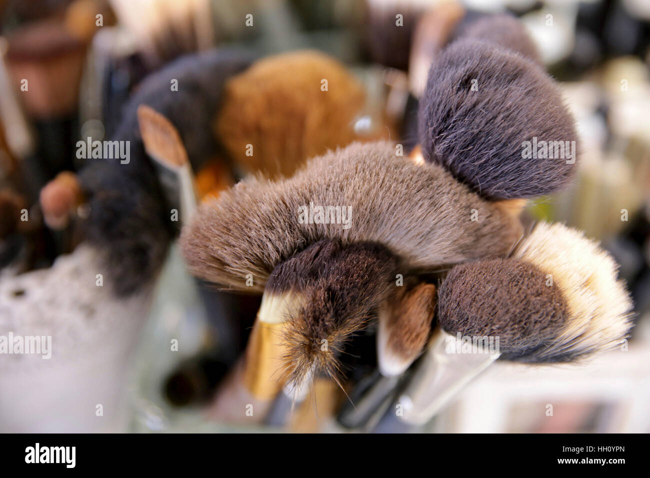 professional makeup brushes Stock Photo - Alamy