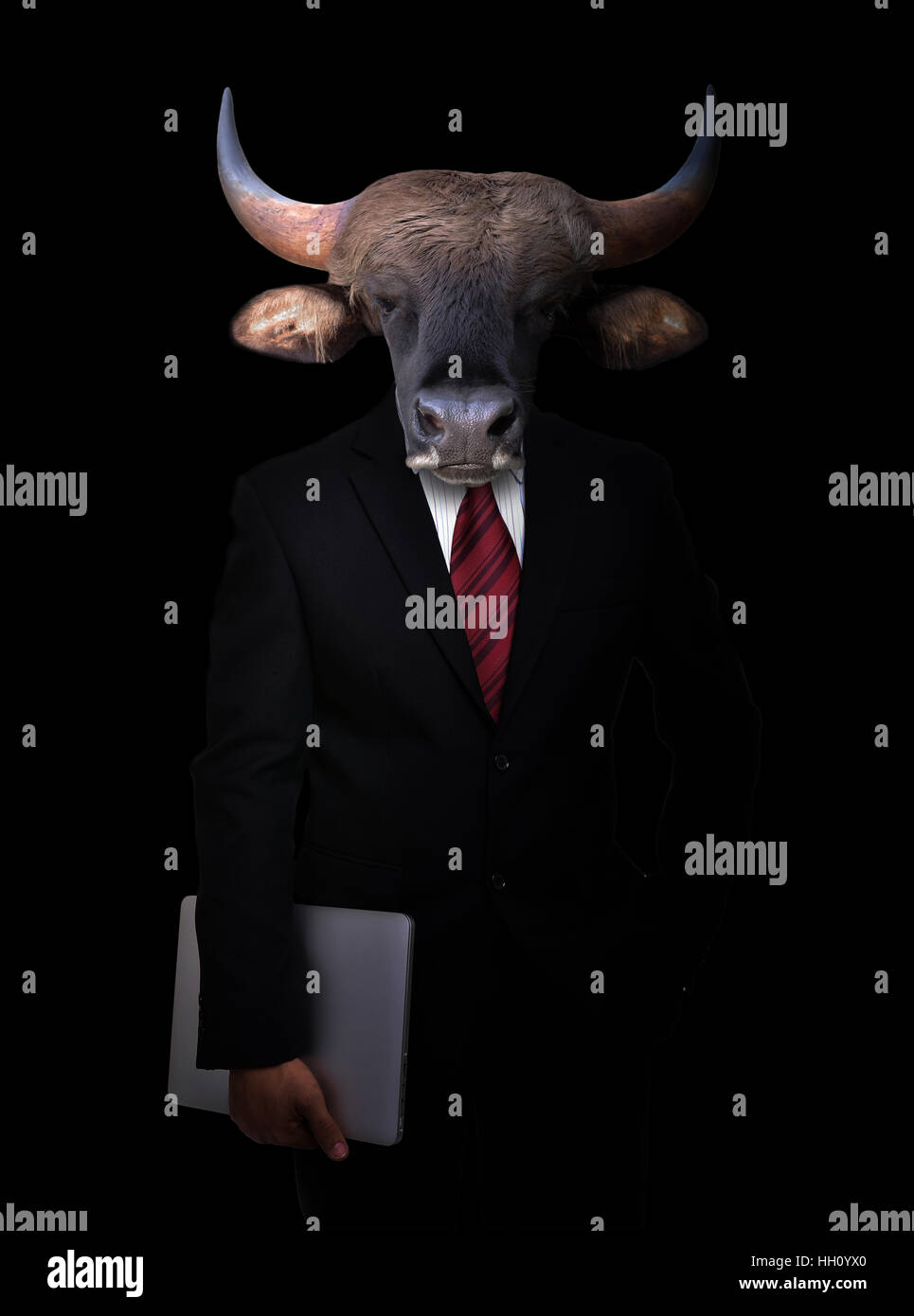 Black bull man hi-res stock photography and images - Alamy