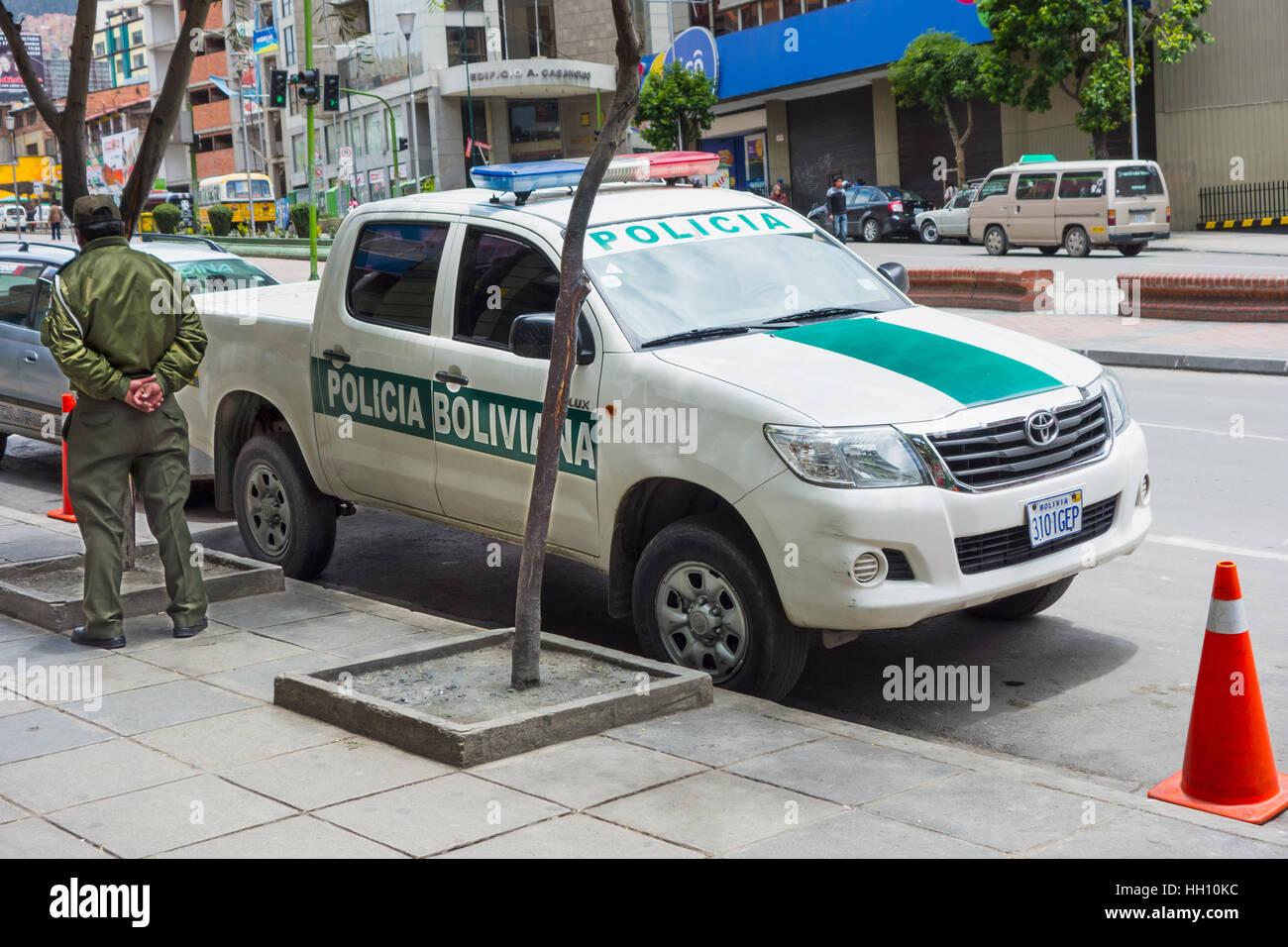 Police in Bolivia Stock Photo - Alamy