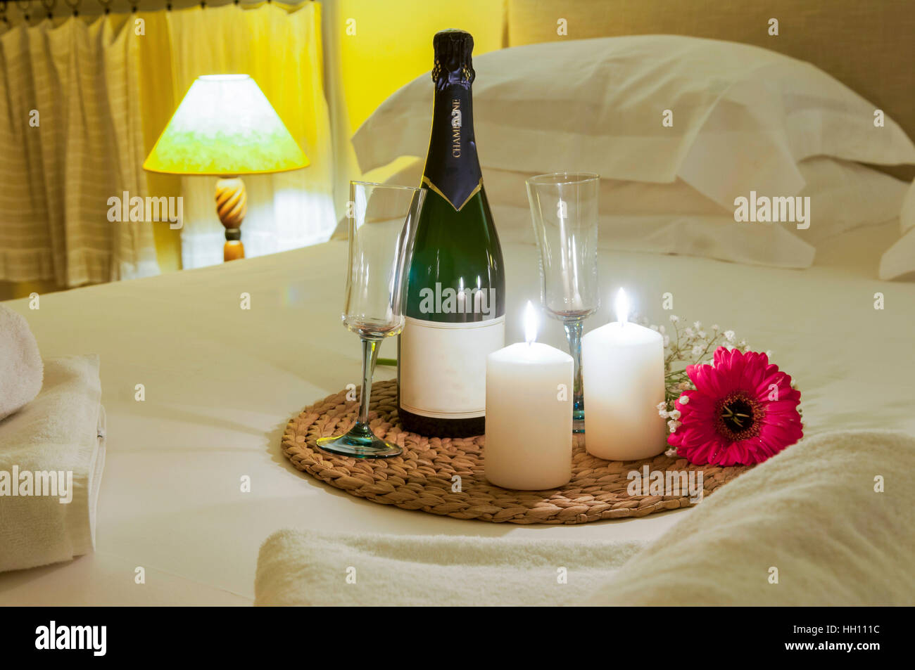 Champagne in bed hi-res stock photography and images - Alamy