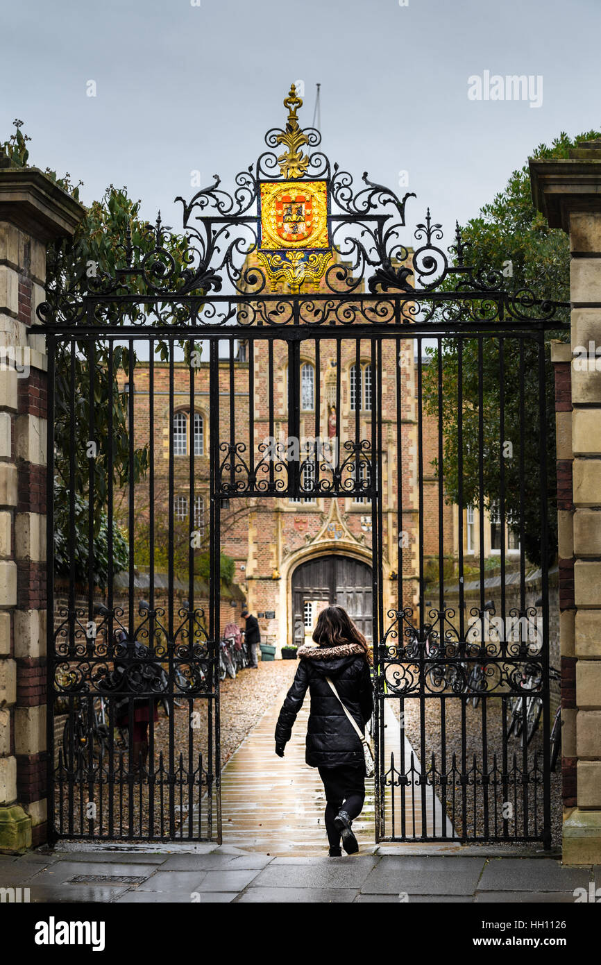 Jesus college at the university of Cambridge, England Stock Photo - Alamy