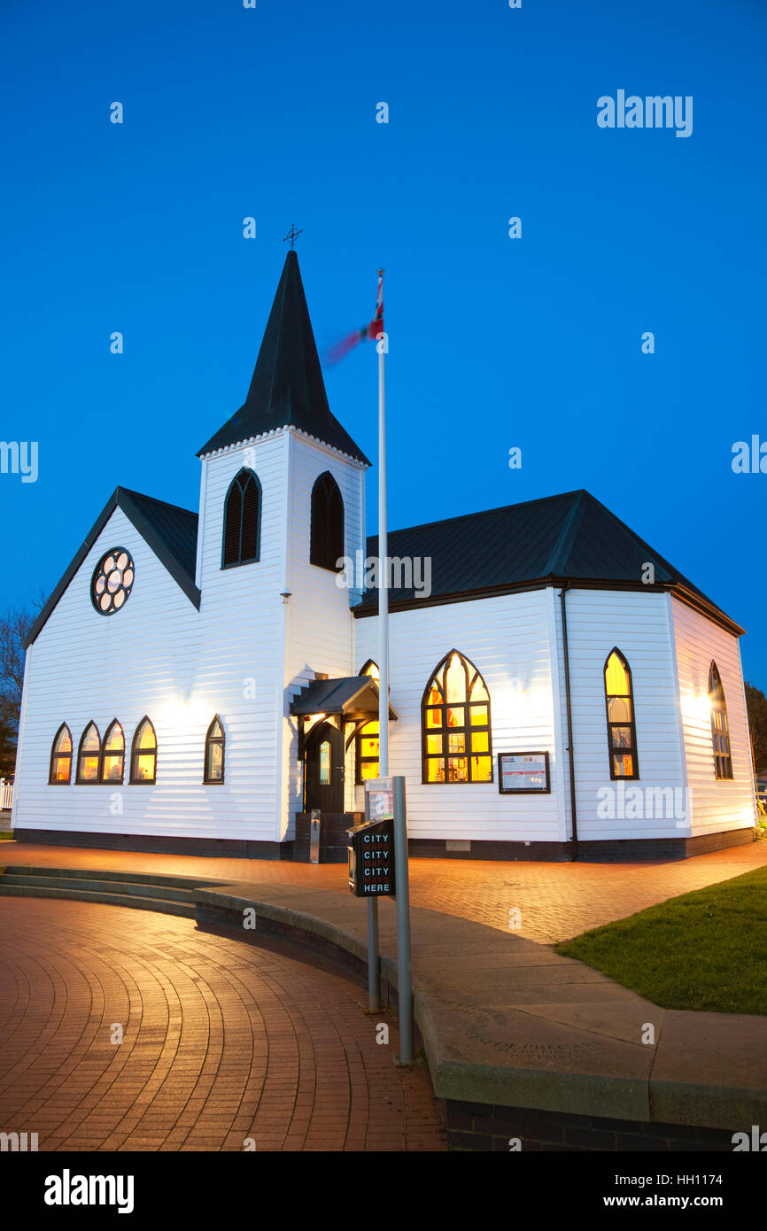 Norwegian Church, Cardiff Bay, Wales, UK Stock Photo - Alamy