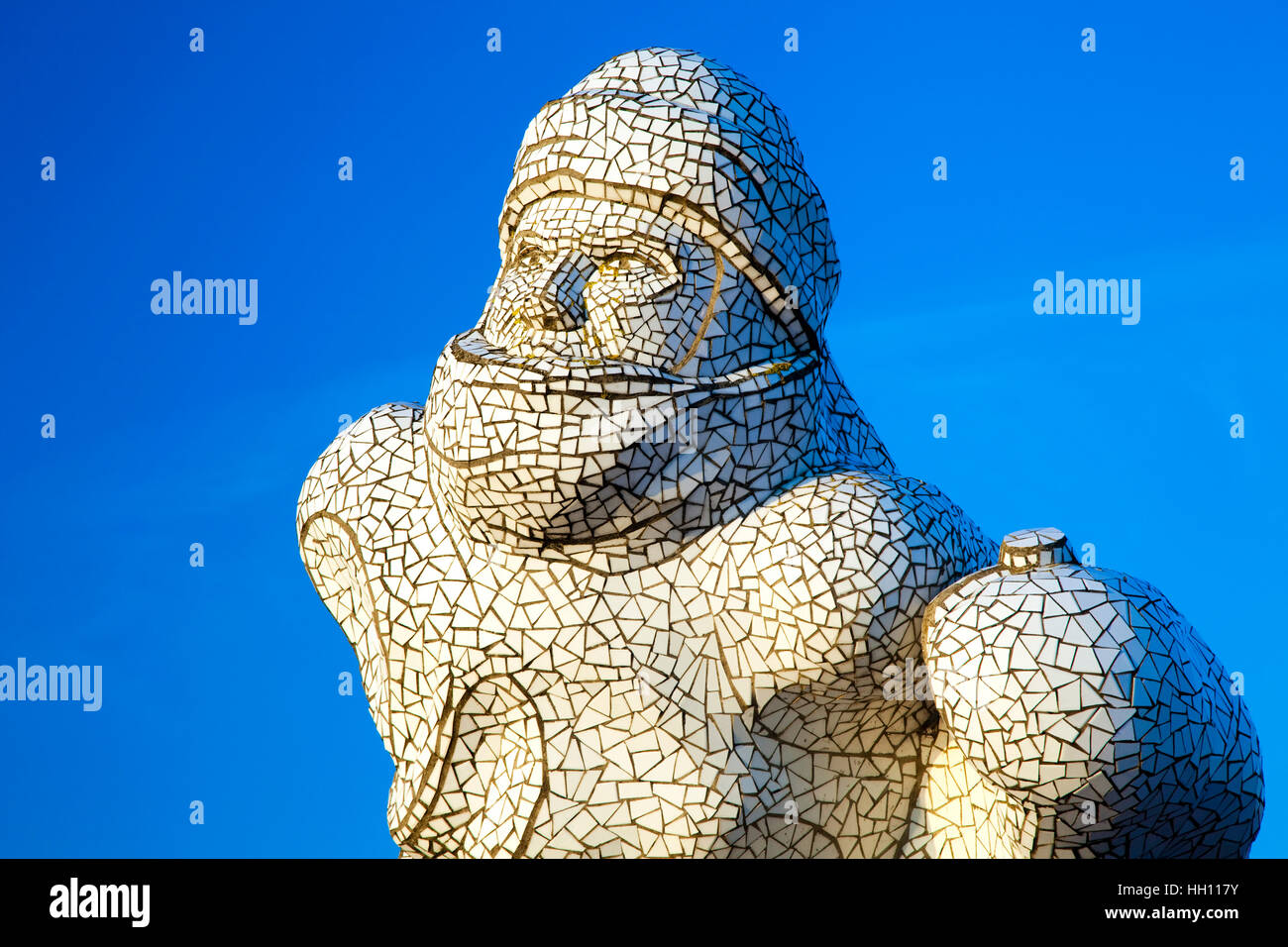 Captain Scott Sculpture, Norwegian Church, Cardiff Bay, Wales, UK Stock ...