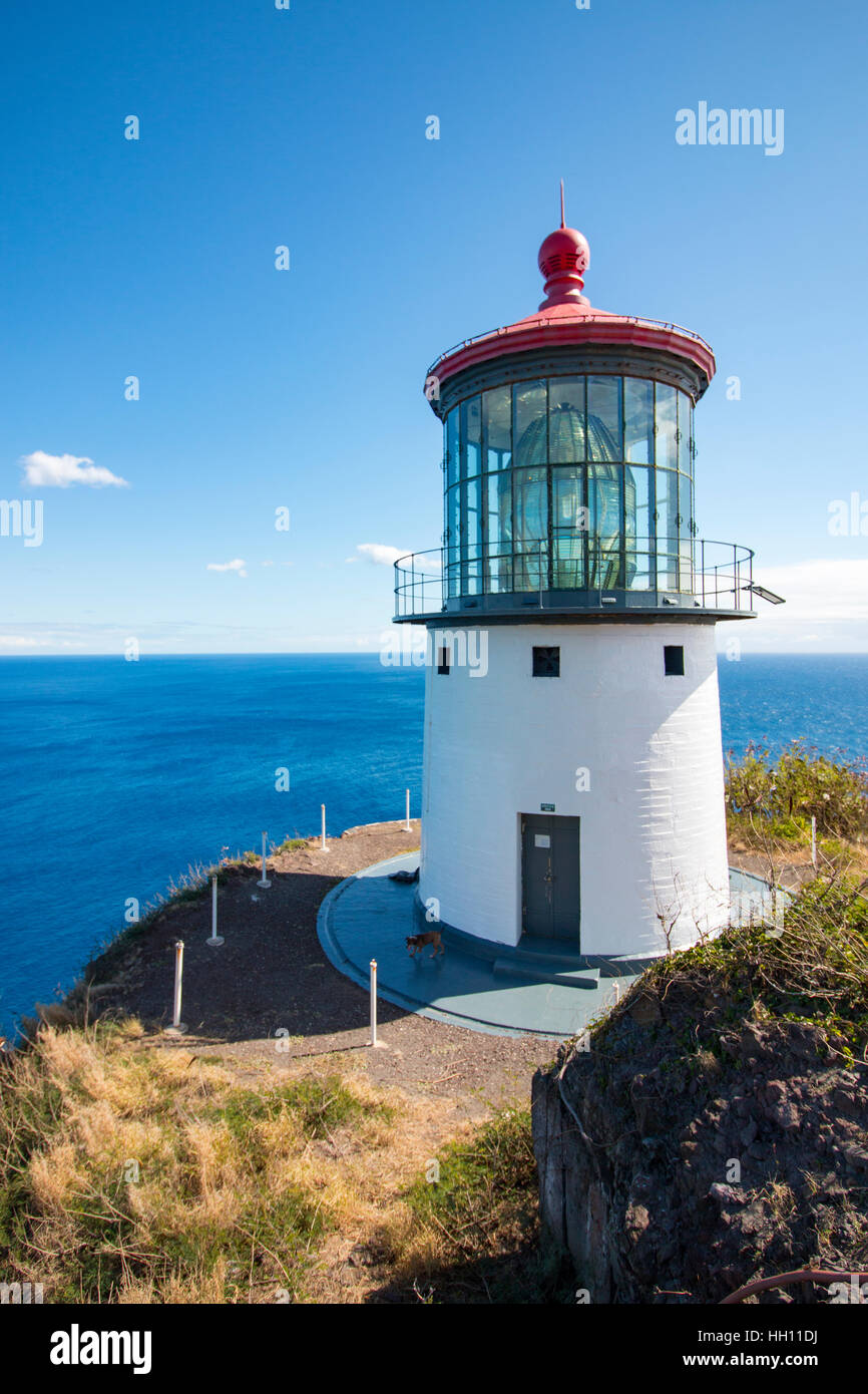 Makapu'u Lighthouse on Oahu Stock Photo - Alamy