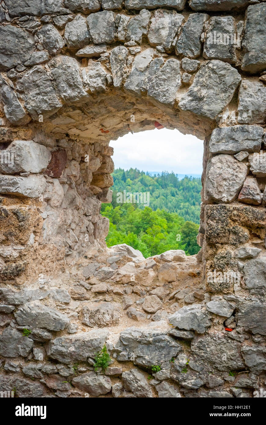 Slovenia grad kamen kamen castle hi-res stock photography and images ...