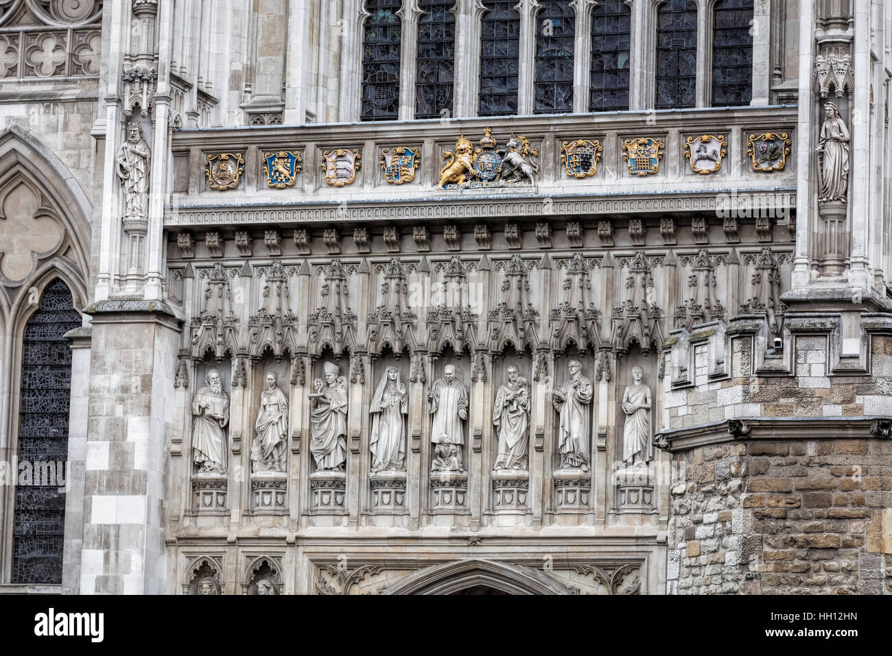 Royal coat of arms westminster abbey hi-res stock photography and ...