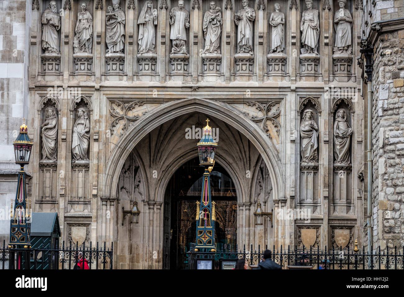Entrance to Westminster Abbey in London England Stock Photo - Alamy