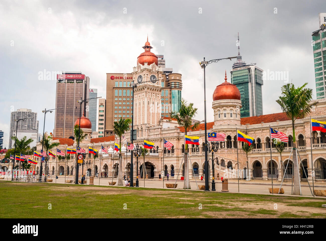 KUALA LUMPUR, MALAYSIA - NOVEMBER 15: Kuala Lumpur colonial style city ...