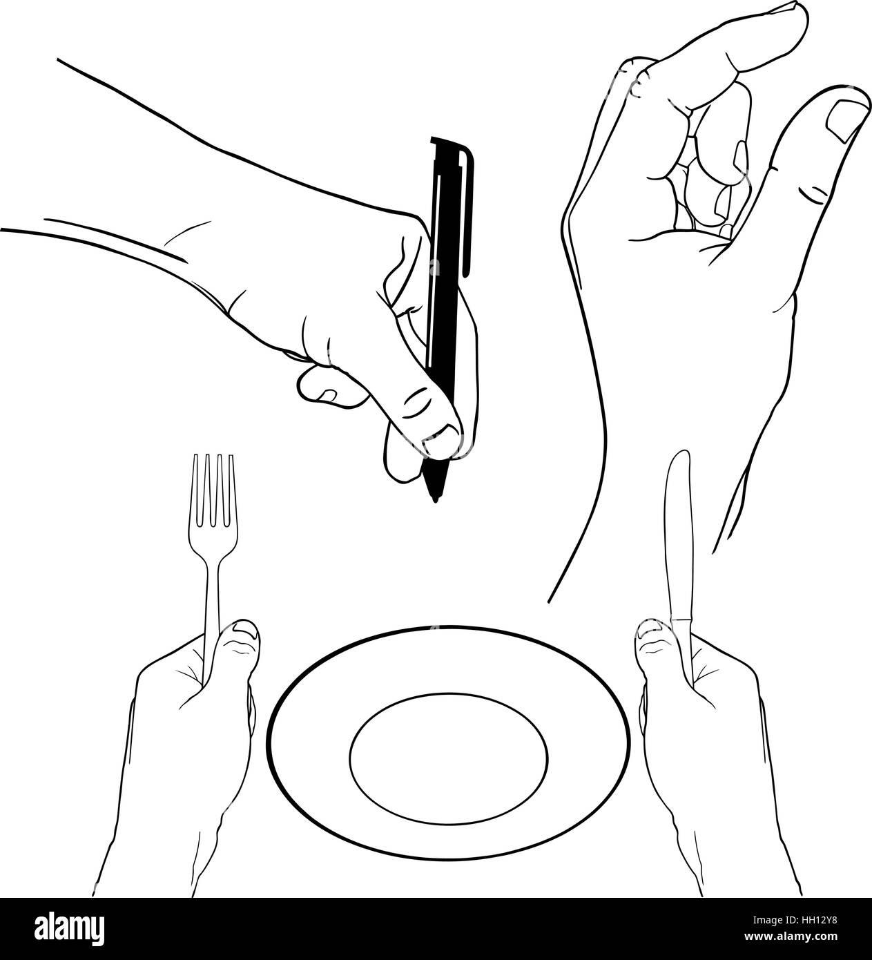 Fork Holding Things