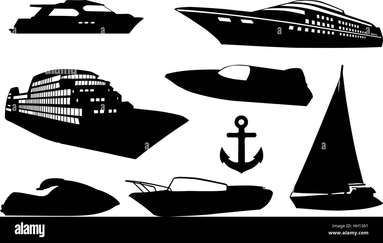 Jetski boats Stock Vector Images - Alamy