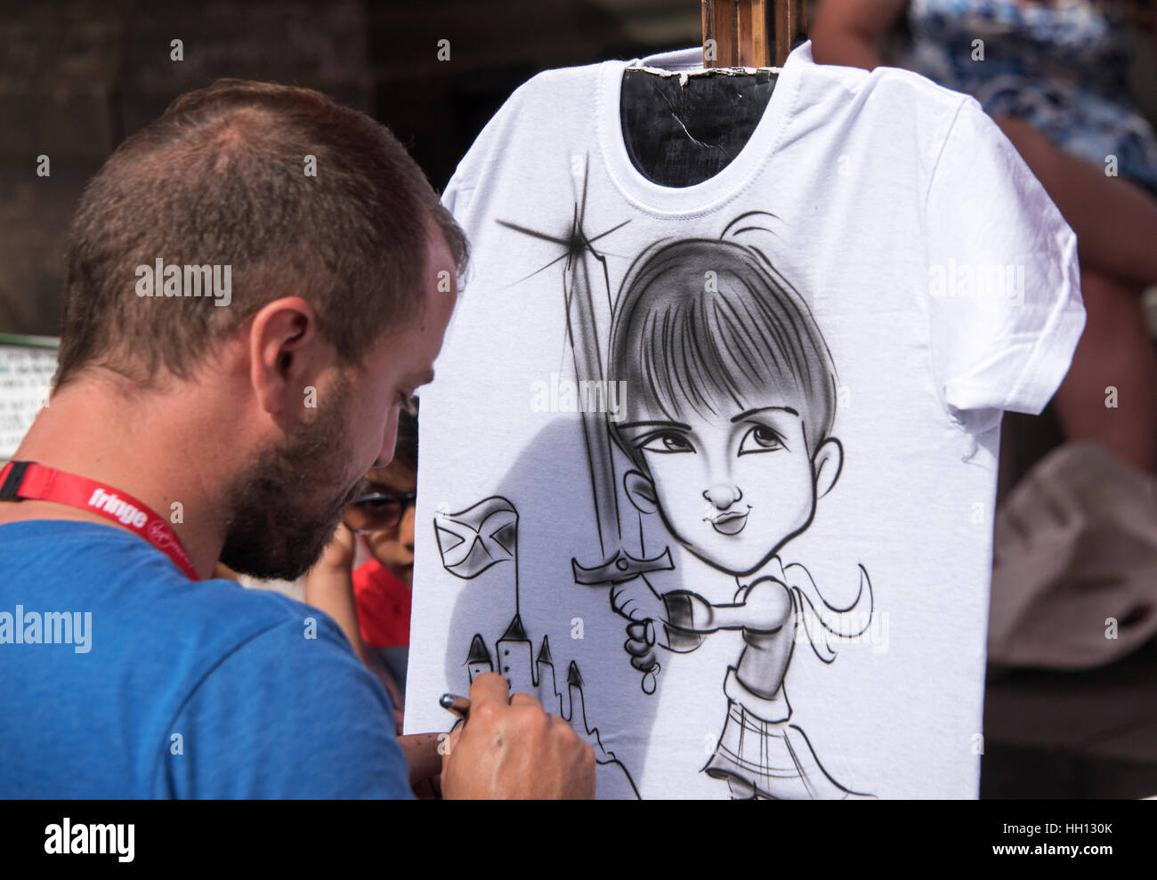 Caricature artist street hi-res stock photography and images - Alamy
