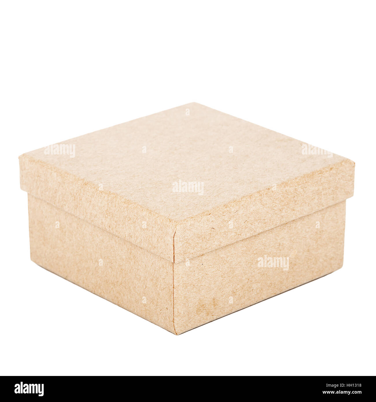 Closed cardboard box isolated on a white background Stock Photo - Alamy