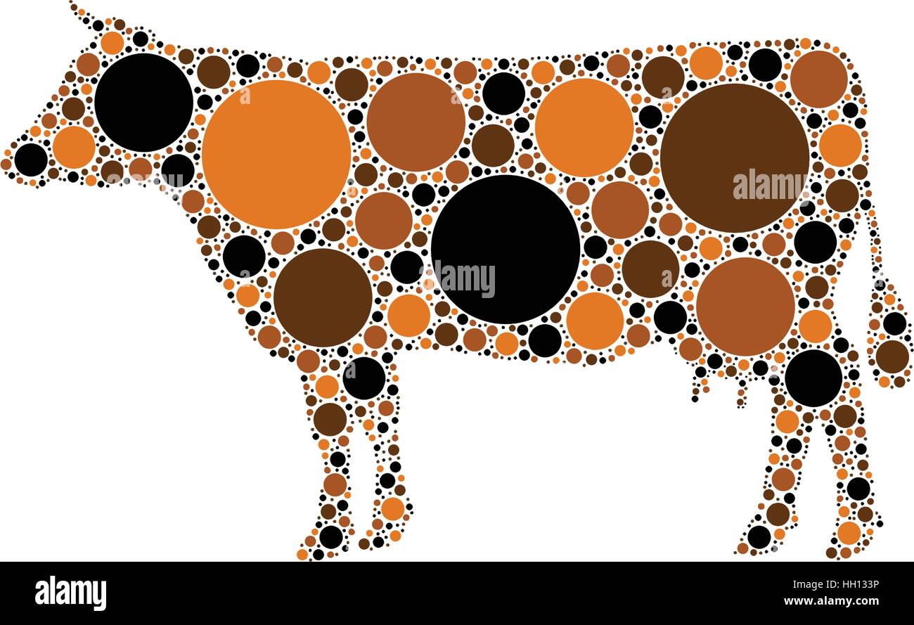 Dotted Cow High Resolution Stock Photography and Images - Alamy