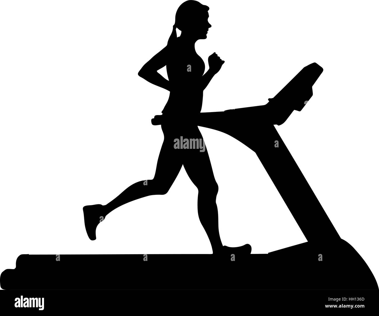 treadmill illustration isolated Stock Vector Image & Art - Alamy