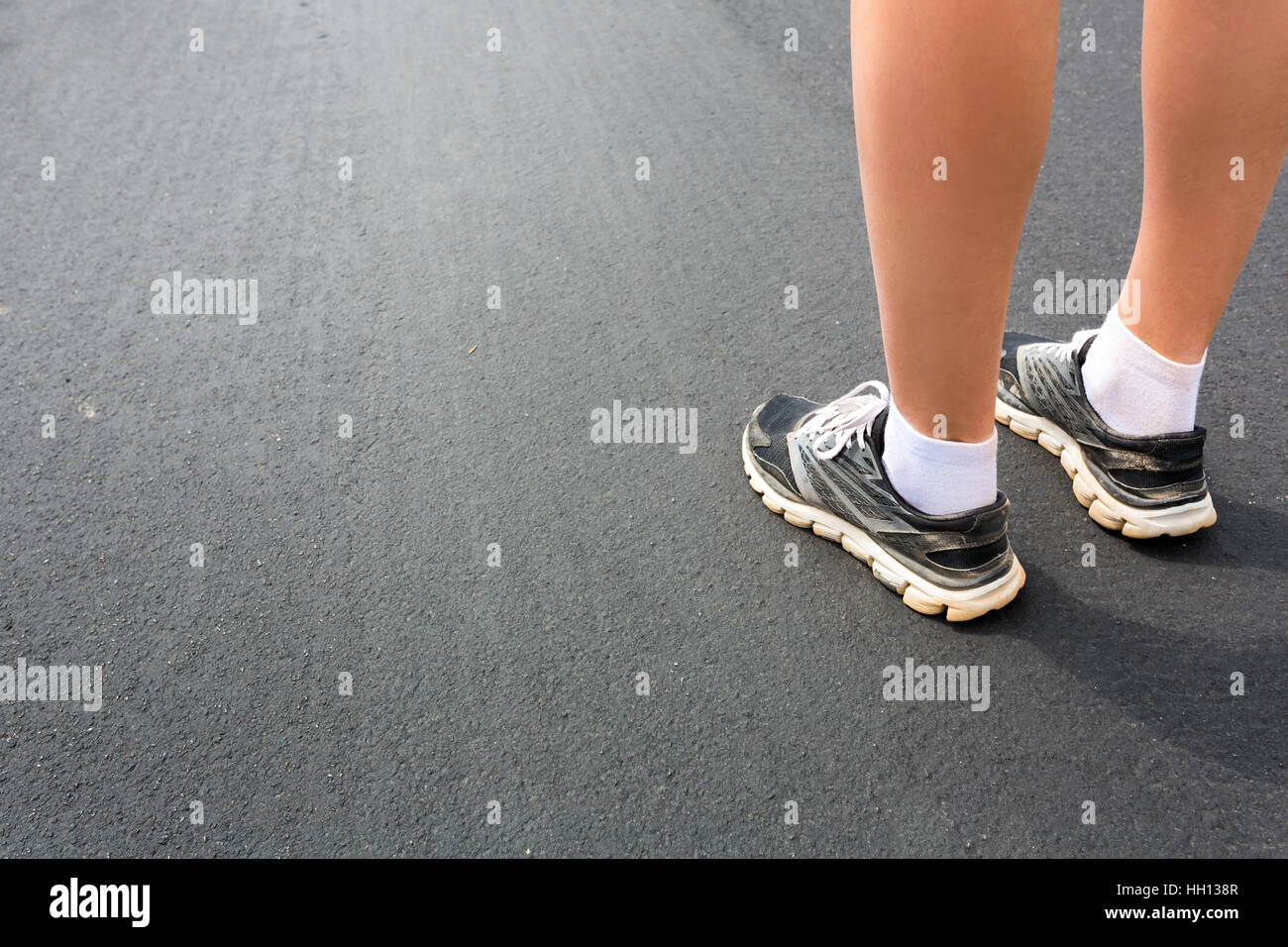 Legs in sport shoes hi-res stock photography and images - Alamy