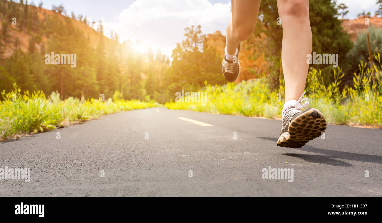 Legs in sport shoes hi-res stock photography and images - Alamy