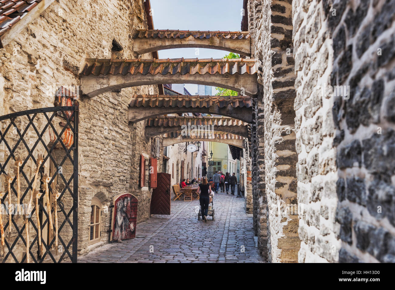 Old tallinn estonia katariina hi-res stock photography and images - Alamy