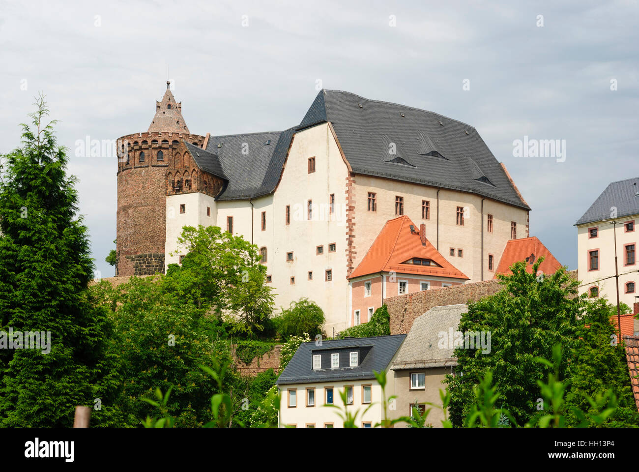 Leisnig: castle Mildenstein, , Sachsen, Saxony, Germany Stock Photo - Alamy