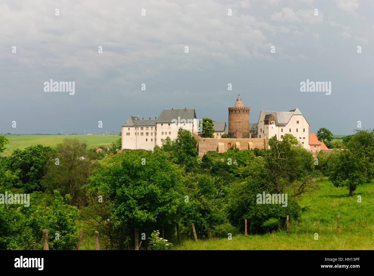 Leisnig: castle Mildenstein, , Sachsen, Saxony, Germany Stock Photo - Alamy