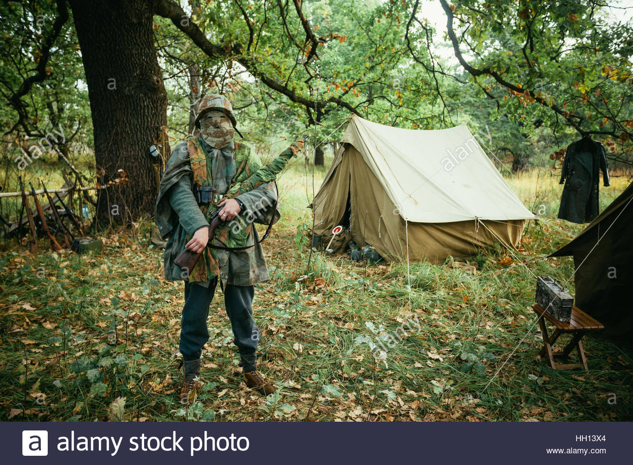 Soldier Camouflage Hidden Stock Photos & Soldier Camouflage Hidden ...