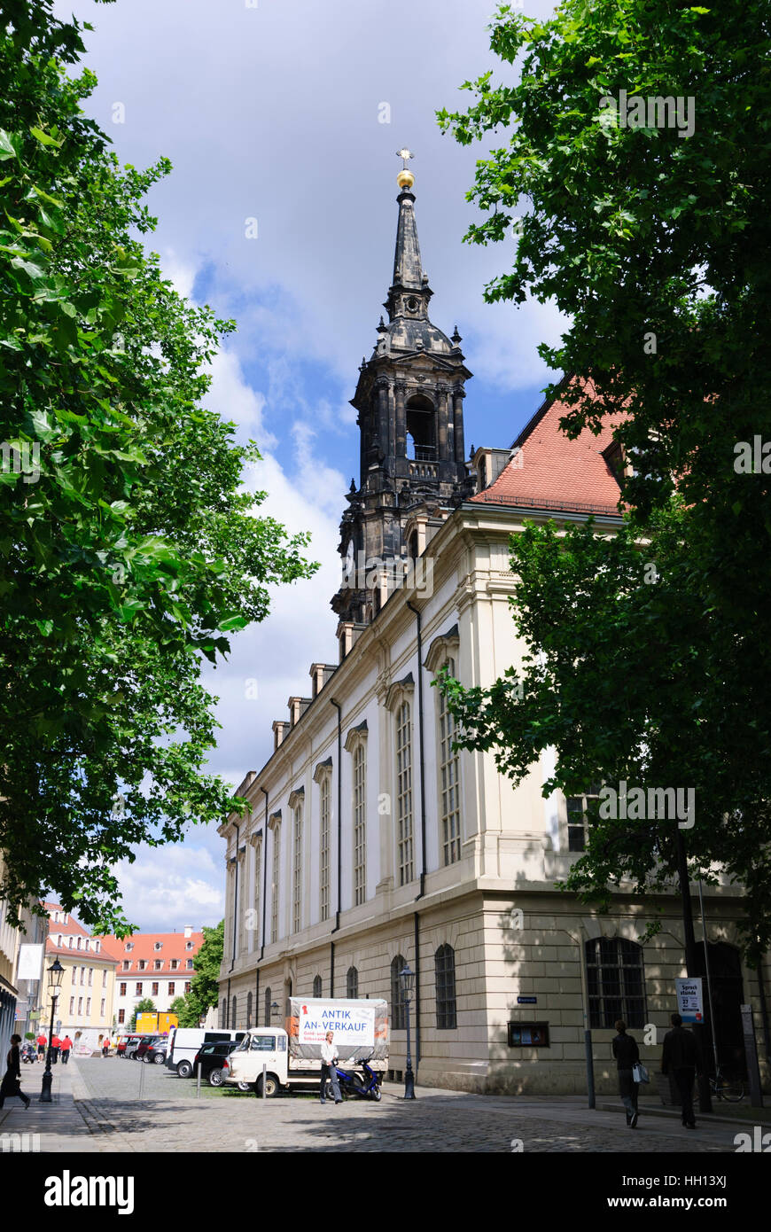 Dresden: Dreikönigskirche (Epiphany church), , Sachsen, Saxony, Germany ...
