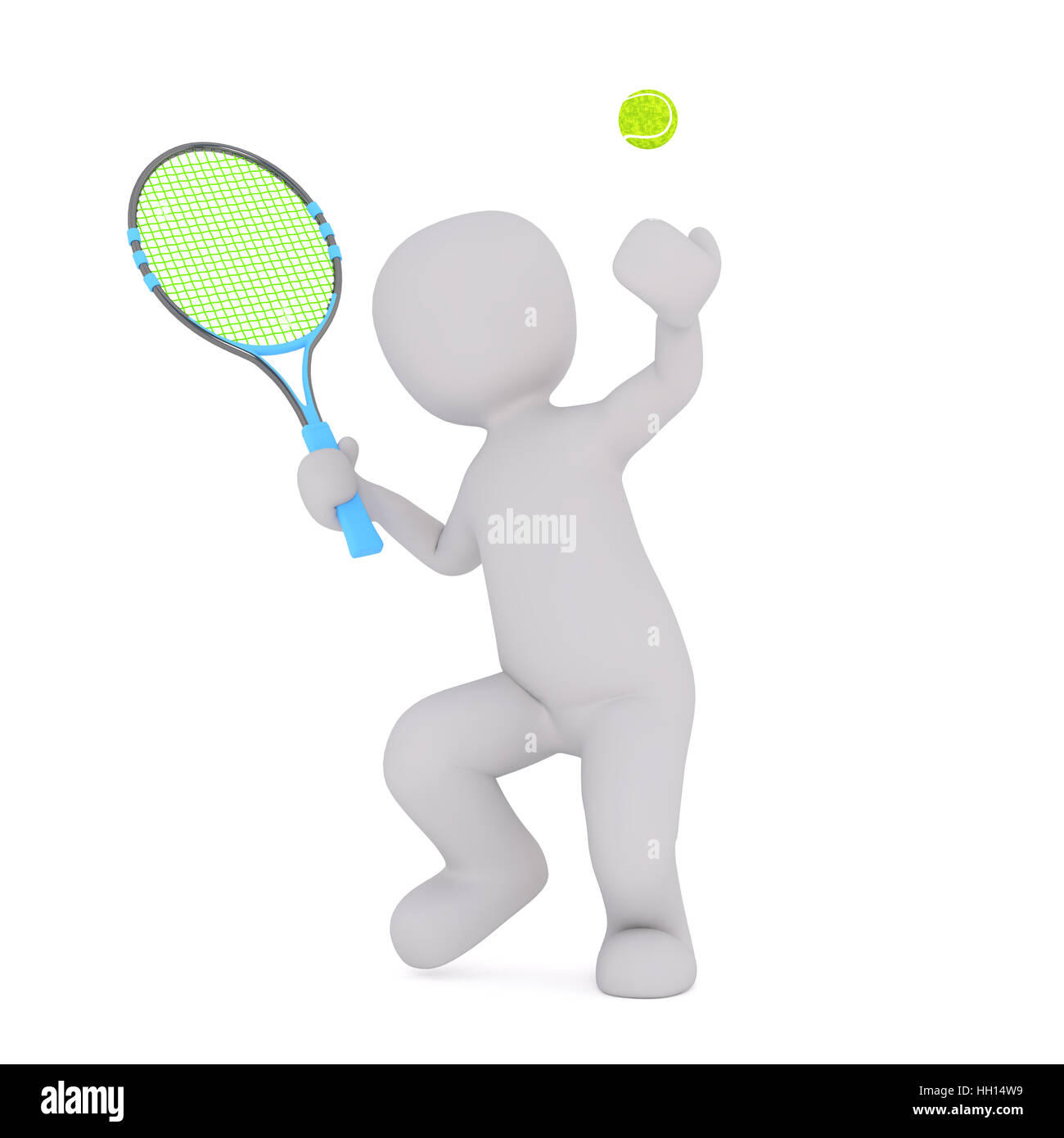 Faceless 3d man cartoon character hi-res stock photography and images ...