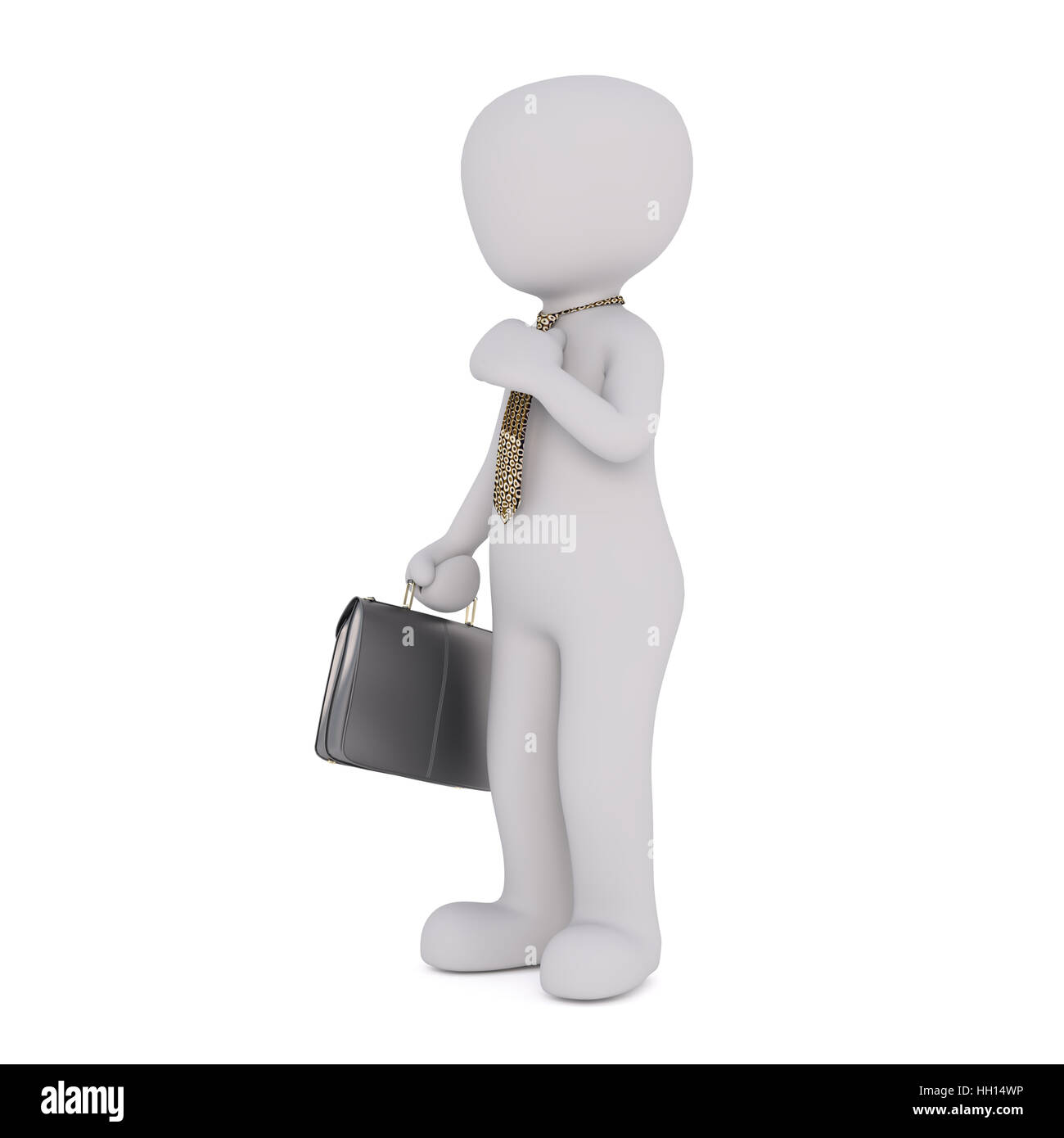 Faceless 3d man cartoon character hi-res stock photography and images ...