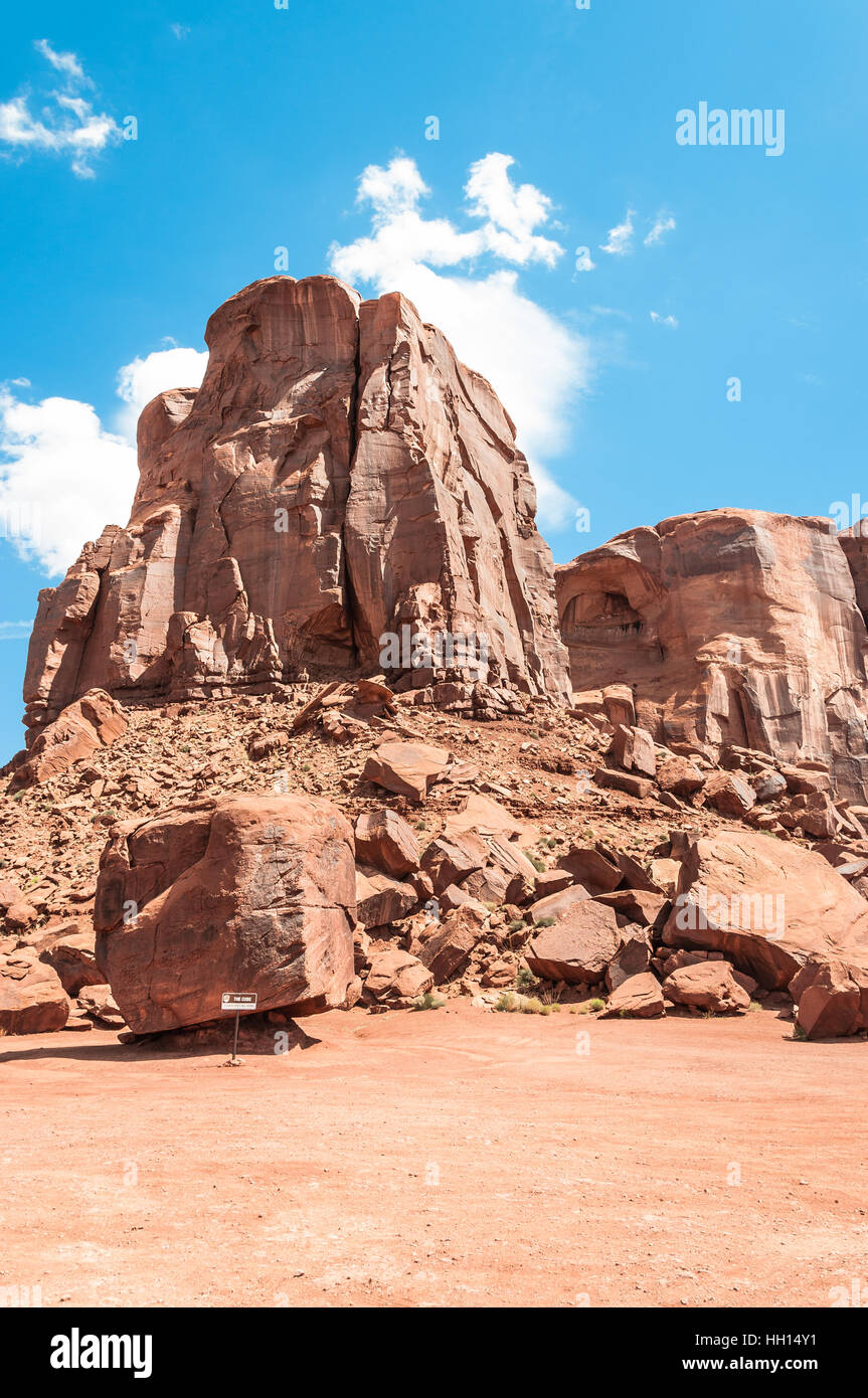 The Cube in Monument Valley, Arizona Stock Photo - Alamy