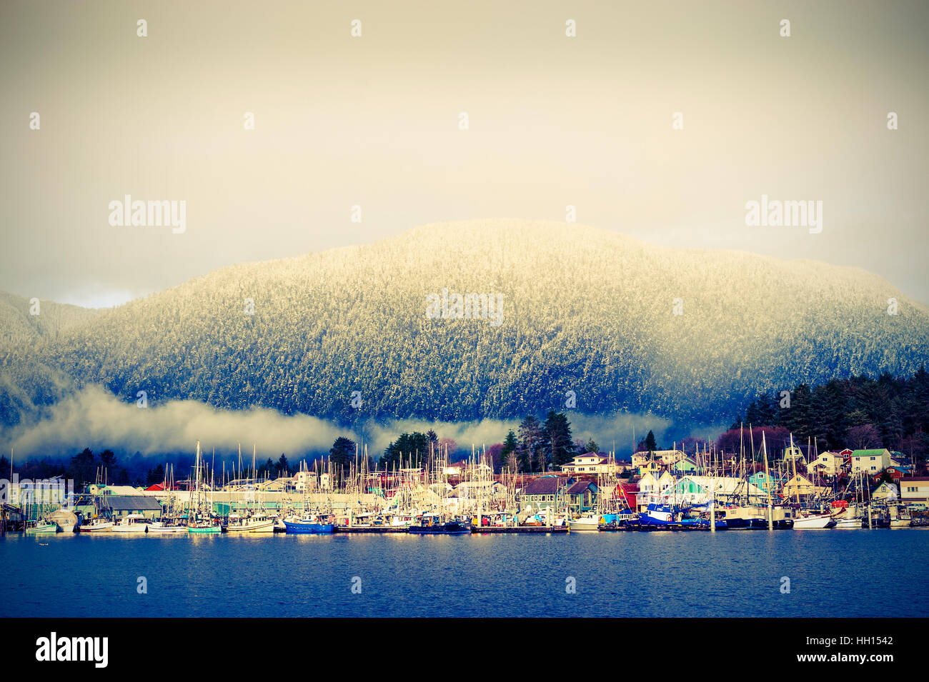 Alaska Sitka Boats Harbor High Resolution Stock Photography and Images - Alamy
