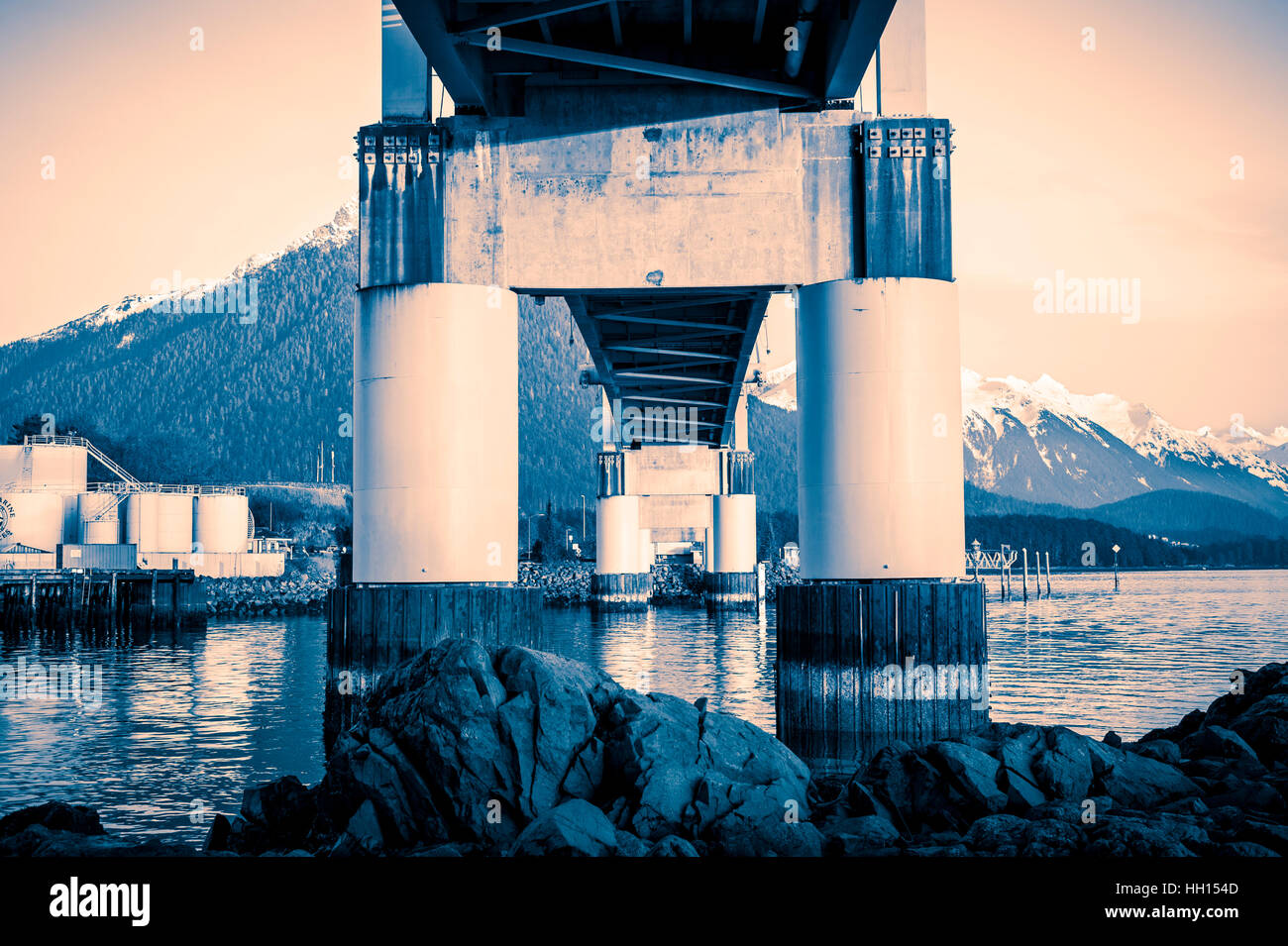View from beneath O'Connell Bridge looking toward Mount Verstovia in ...