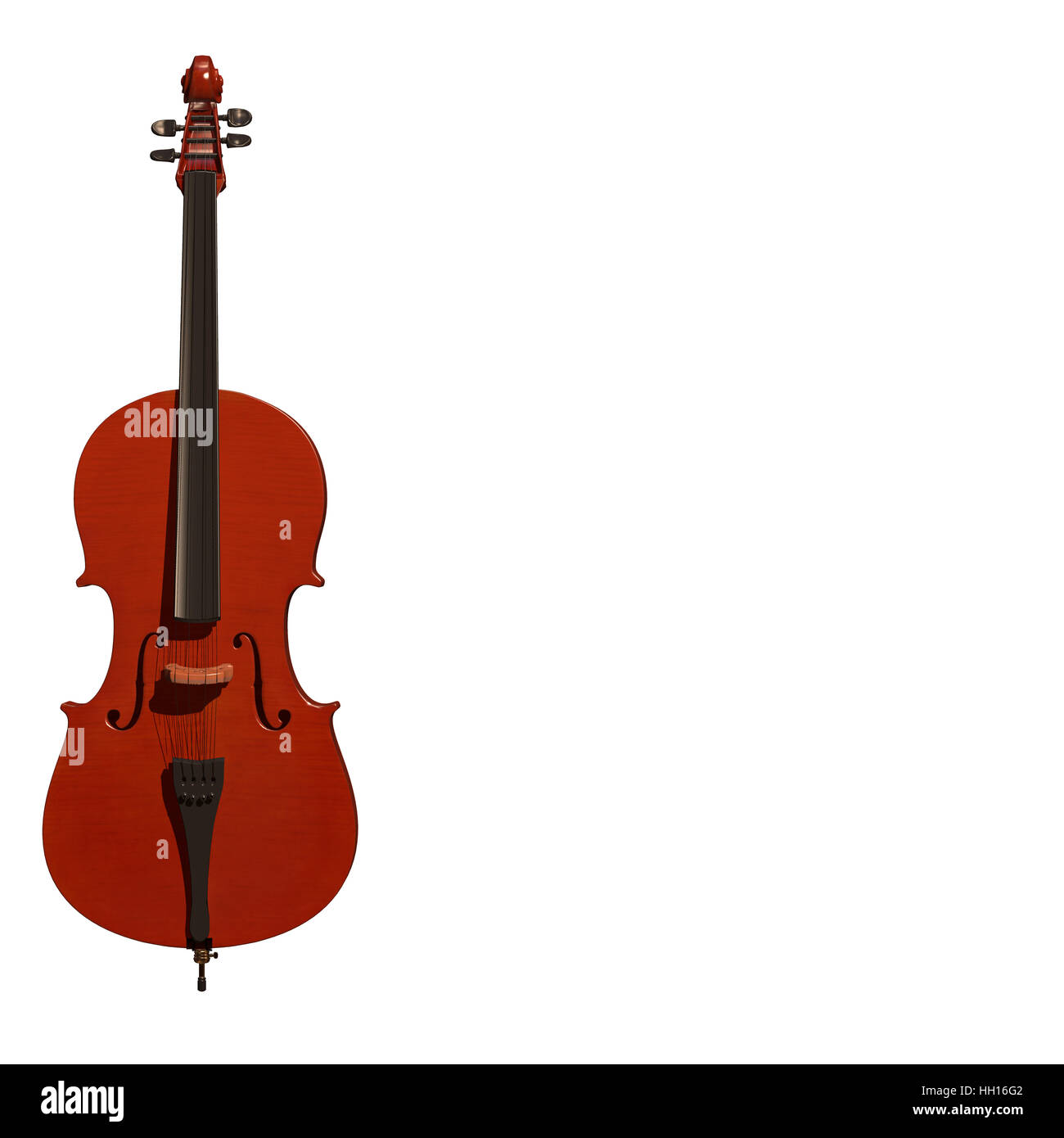 cello musical instrument 3d illustration Stock Photo - Alamy