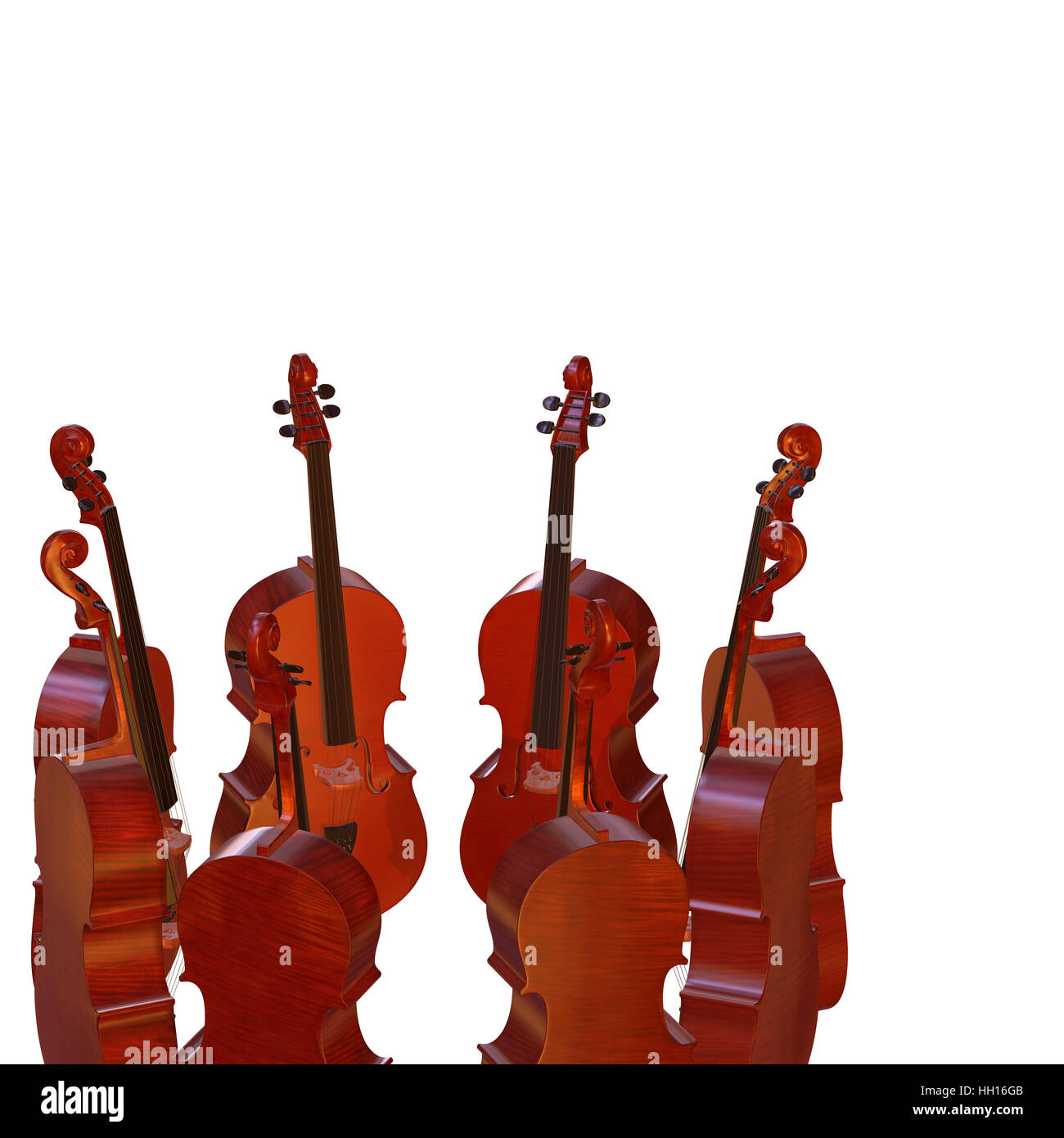 cello musical instrument 3d illustration Stock Photo - Alamy