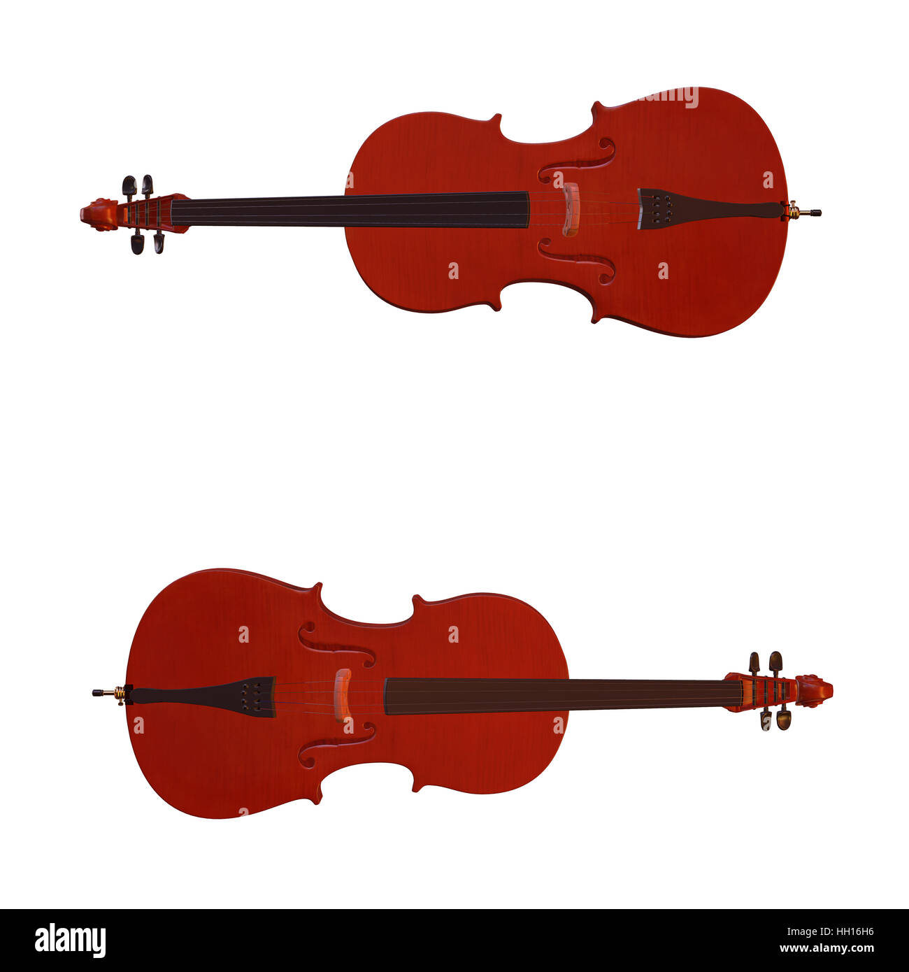 cello musical instrument 3d illustration Stock Photo - Alamy