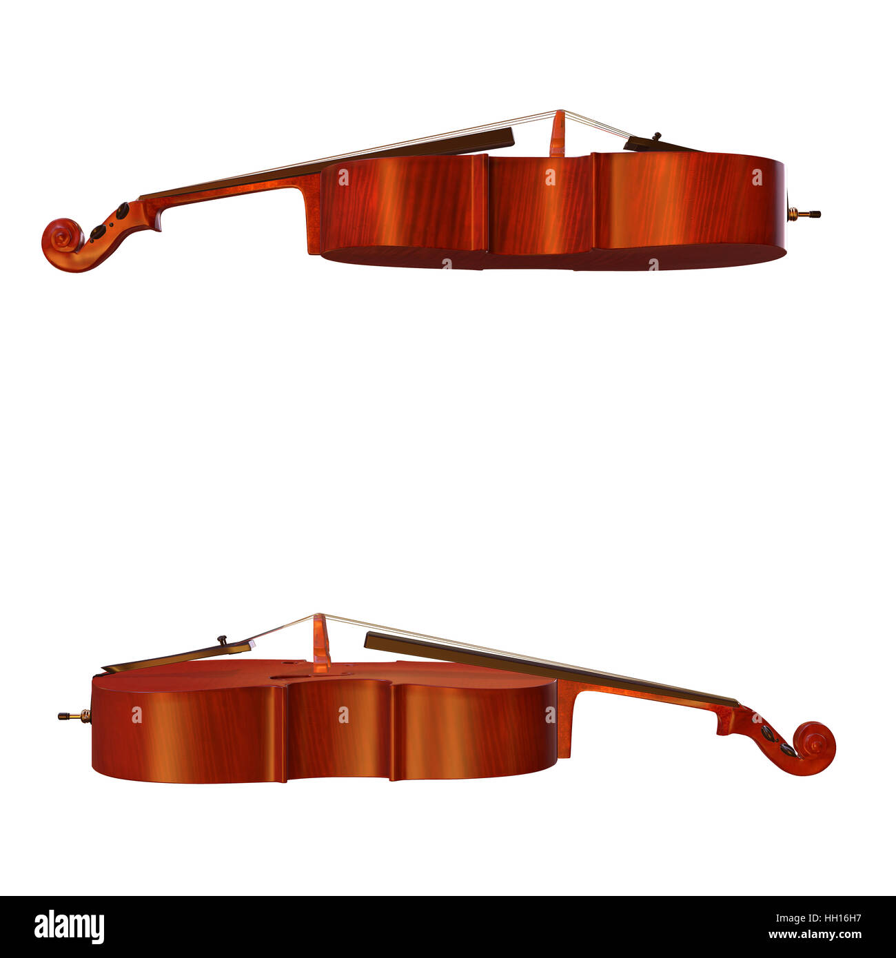 cello musical instrument 3d illustration Stock Photo - Alamy