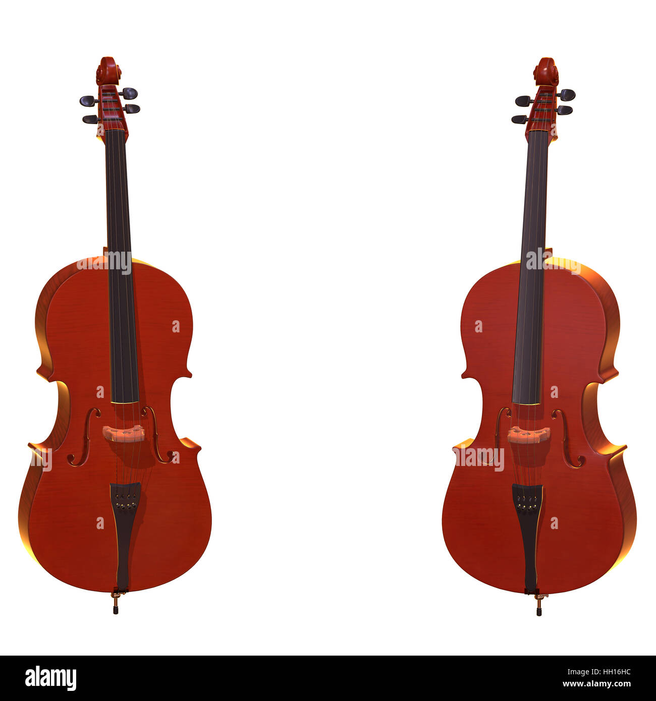 cello musical instrument 3d illustration Stock Photo - Alamy