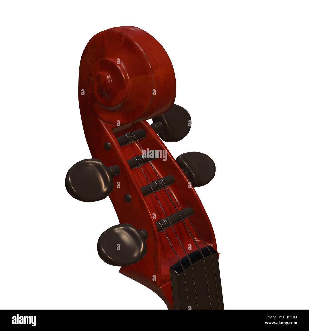 cello musical instrument 3d illustration Stock Photo - Alamy