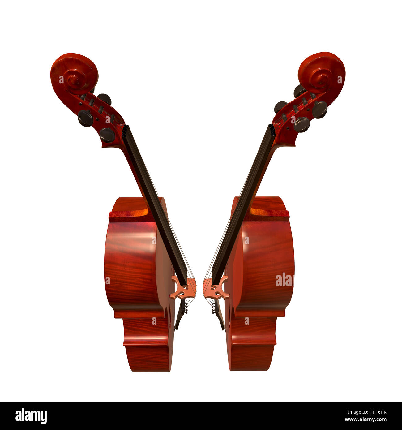 String quartet illustration Cut Out Stock Images & Pictures - Alamy